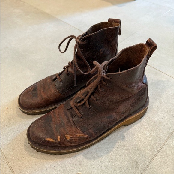 Clarks | Shoes | Clarks Originals Rustic Brown Mens Leather Boots ...